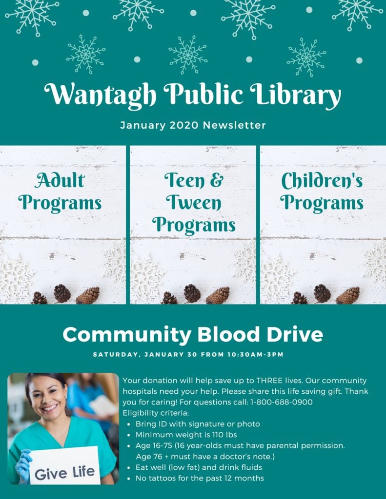 January 2021 Newsletter